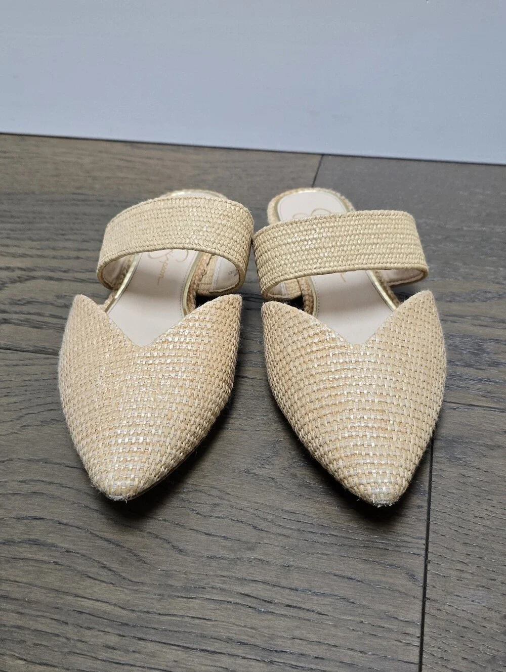 Jessica Simpson | Shoes | Jessica Simpson Lujane Pointed Toe Jute Mule ...